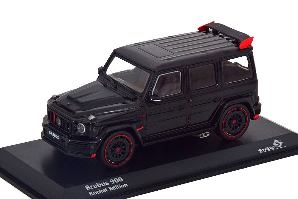 Модель коллекционная Mercedes W463 brabus 900 rocket edition 2021 black / мерседес брабус рокет черный гелендваген