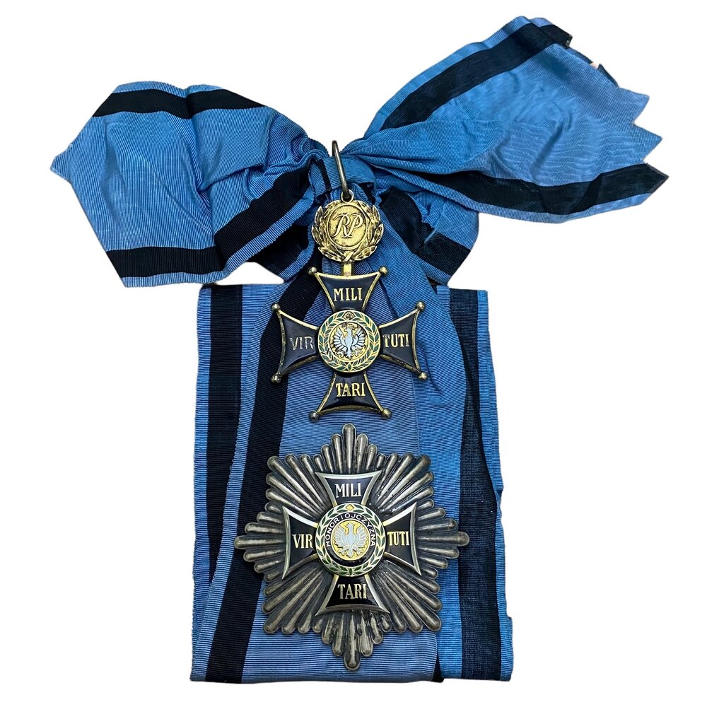 Польша, орден "Виртути Милитари" (Virtuti militari) I класс 1944-1952 гг.