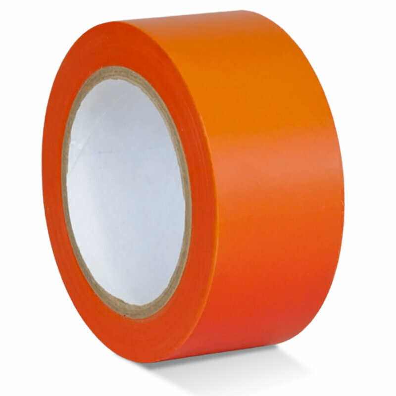 Набор Лента Vell Standart для разметки самоклеящаяся ПВХ, 50мм х 33м х 0.15мм, оранжевый {331492} (3 шт)