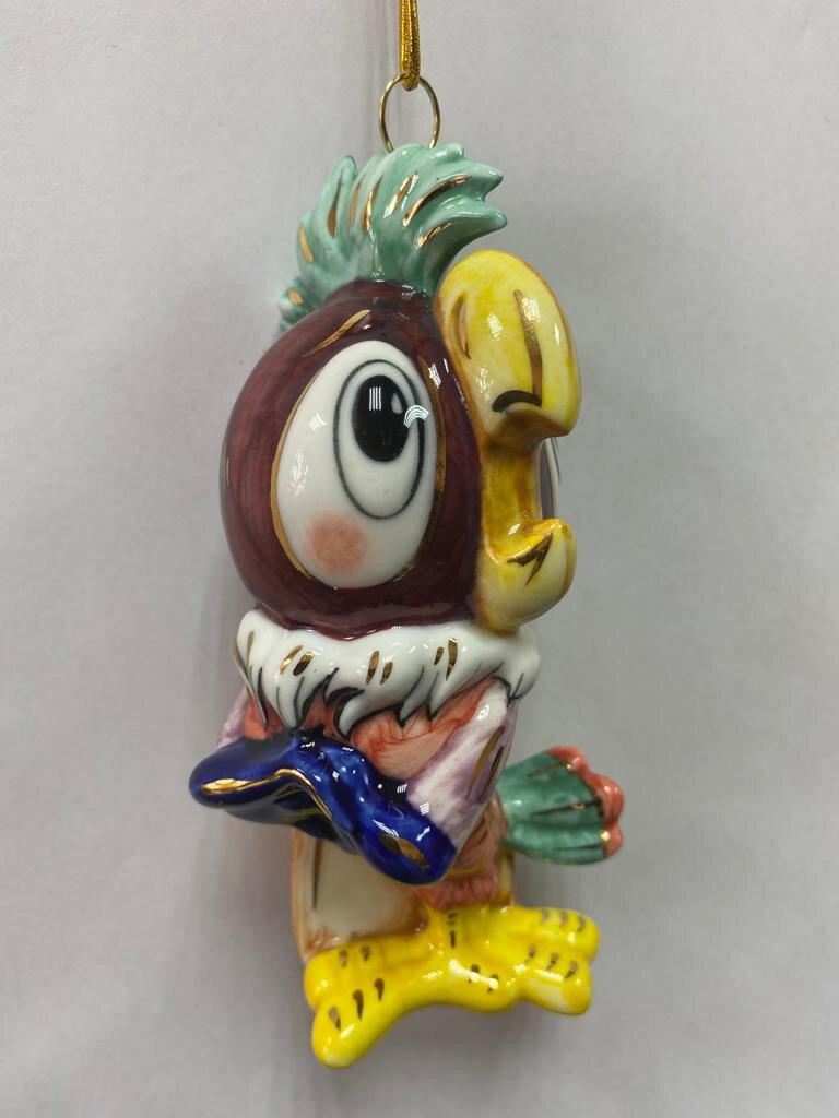 Игрушка на елку Кеша, фарфор