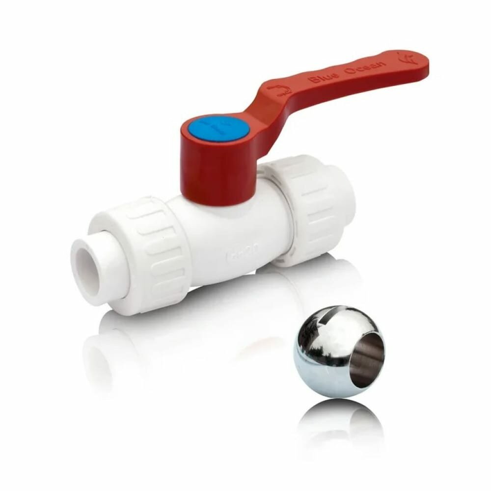 Шаровый кран Blue Ocean PPRF/BVUA-HW-1/PPR(W)-25