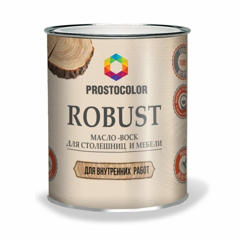 Масло для столешниц и мебели простоколор ROBUST можжевельник, 0,75 л 57991