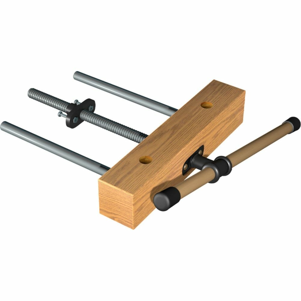 Тиски для столярного верстака Сорокин 35.300, для удержания заготовок, деревянный