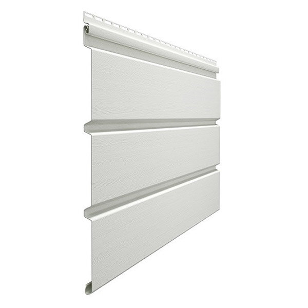 Софит ПВХ сплошной Docke Standard пломбир 3000х305 мм