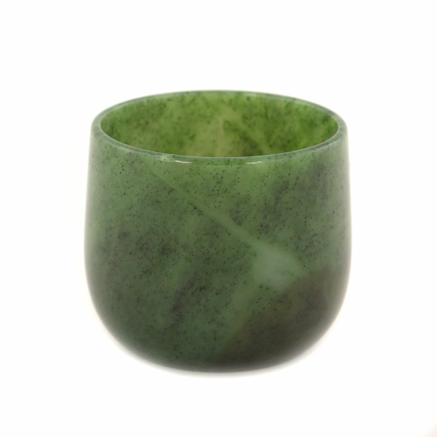 Коньячный бокал из камня нефрит 6,5х6 см 121368