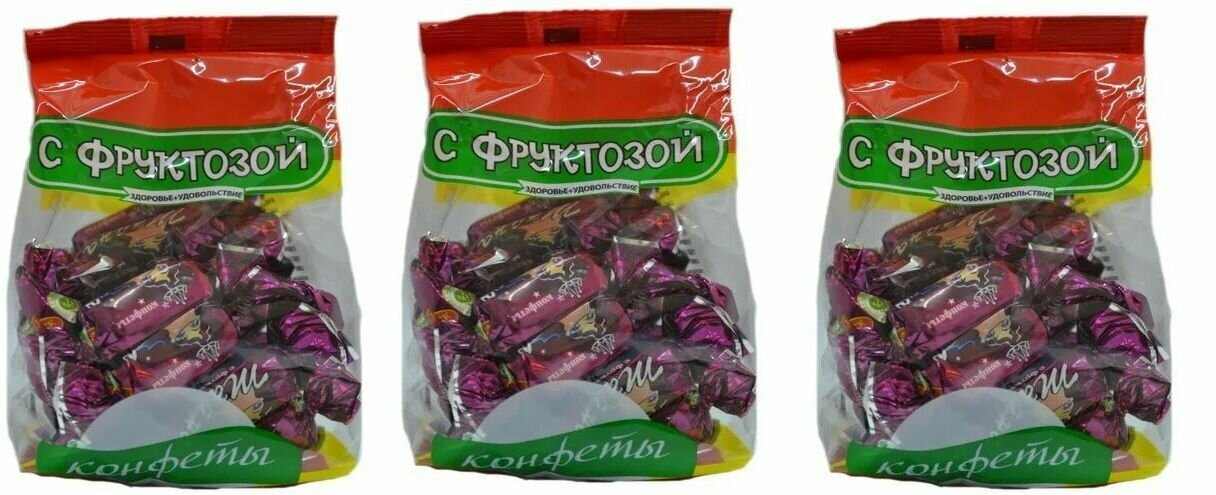 Конфеты Покровск, Тайна, с фруктозой, 185 г, 3 уп