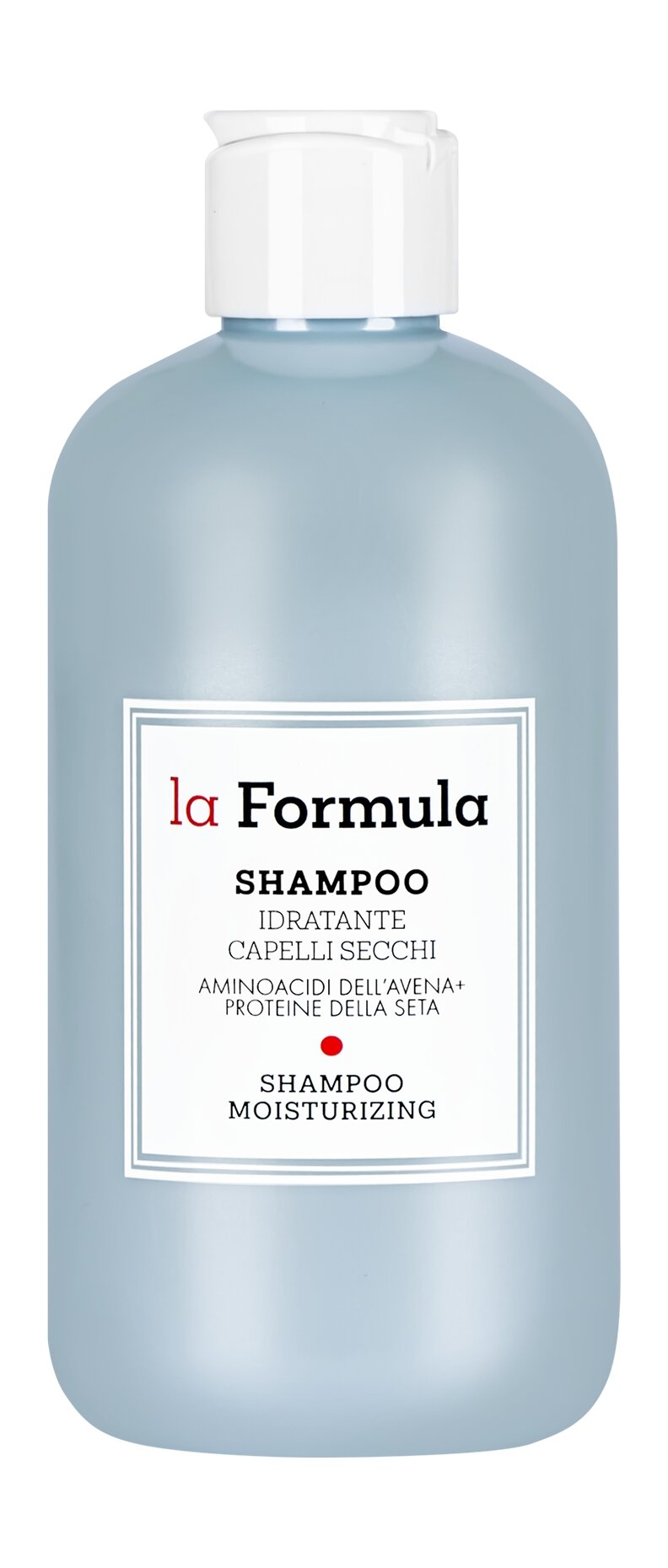 LA FORMULA Шампунь для волос с аминокислотами овса и протеинами шелка увлажняющий, 300 мл