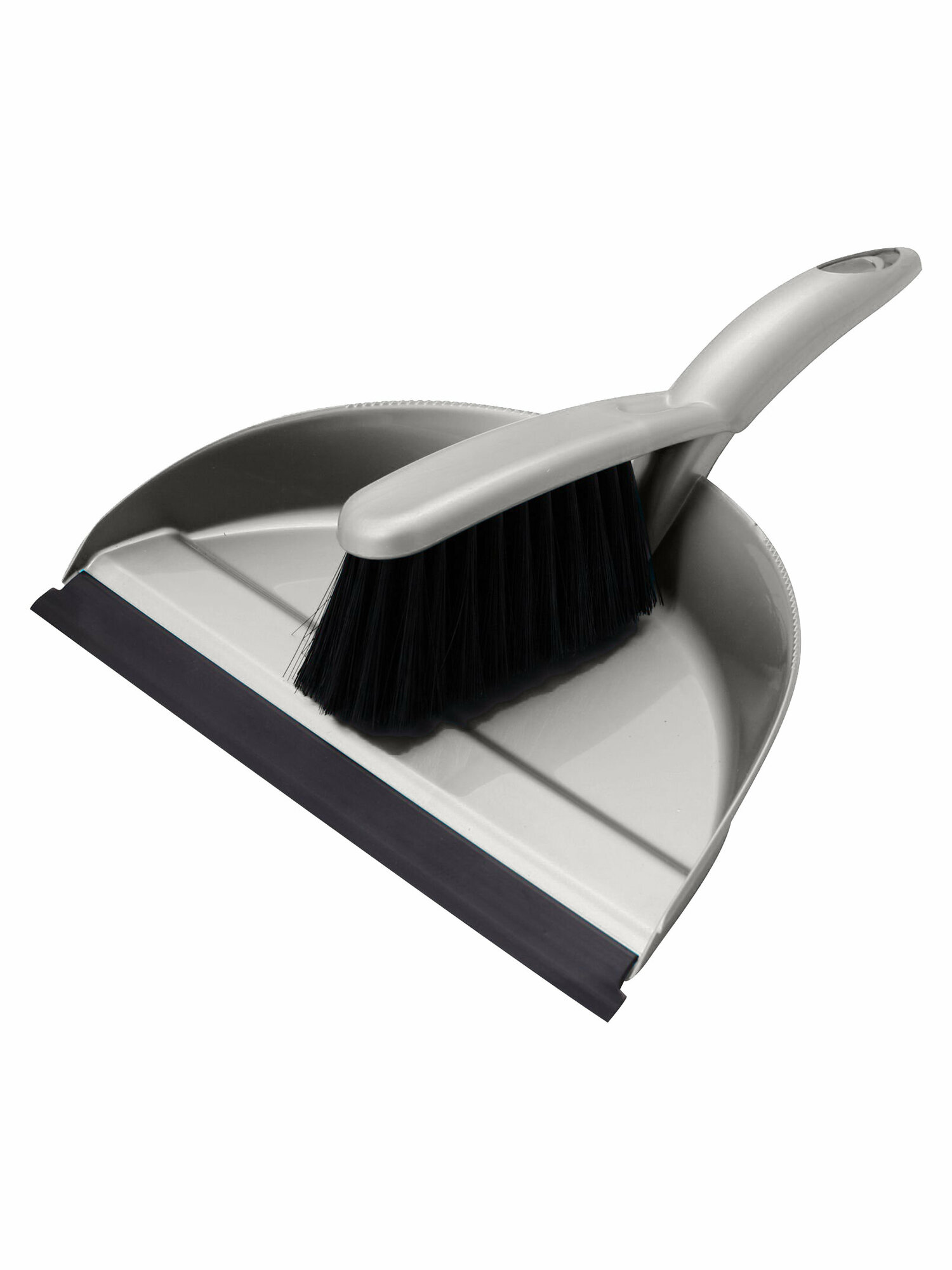 Щетка+совок с резинкой Etna, серый