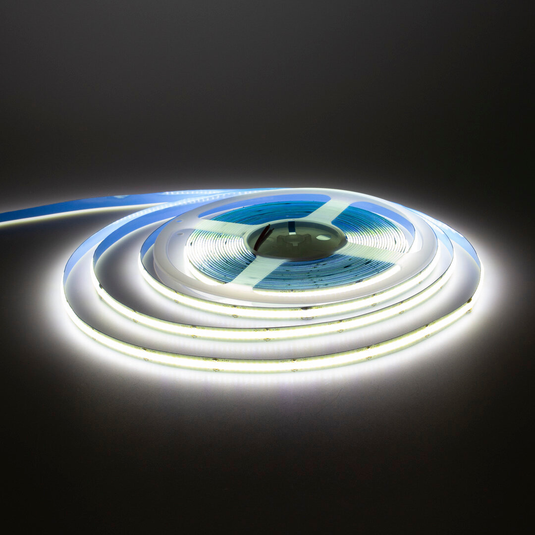 Светодиодная лента COB, 320 chip/m, white, 24V, IP20, A241