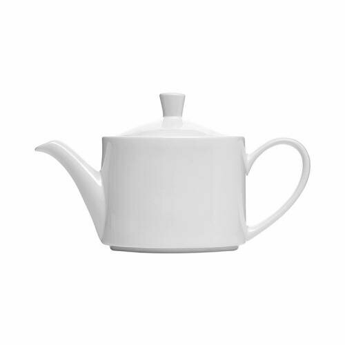 Чайник "Монако", фарфор,440мл, диаметр 70, высота 135, длина 210, ширина 90мм, белый