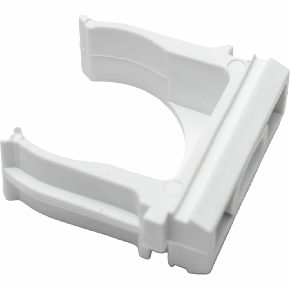 Крепеж-клипса для труб Урал ПАК белая, d25 мм, 10 шт. АТ-20125-010