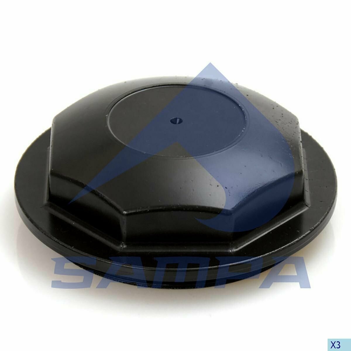 Крышка ступицы (перед.) M128x2/50 SW115 Volvo/RVI 080.219 SAMPA