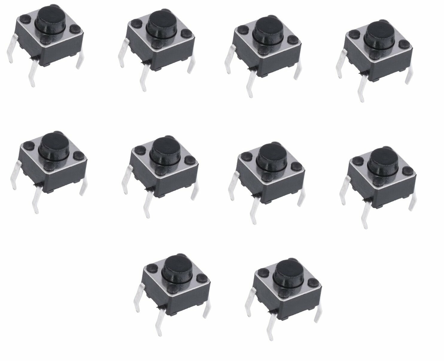 KLS7-TS6601-4.3-180, Кнопка тактовая h4.3мм 10 штук