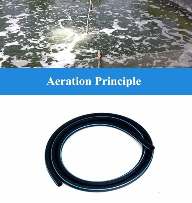 Аэратор распылитель трубчатый для пруда, аквариума и септика, 100 см, диаметр 10-16 мм