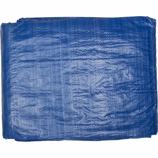 Тент-полотно STAYER "MASTER" универсальный, из тканого полимера плотностью 65 г/м3, с люверсами, водонепроницаемый, 3мх5м 12560-03-05