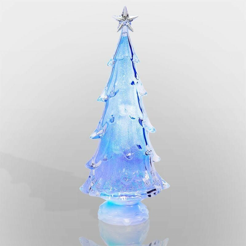 Фигура светодиодная «Елочка со звездой» 37см 1LED 0.1Вт IP20 на подставке элементы питания 4хAAA (не в компл.) Neon-Night 513-026