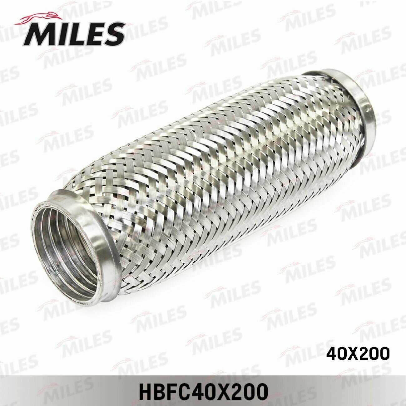 Труба гофрированная с внутренним металлорукавом 40X200, MILES HBFC40X200