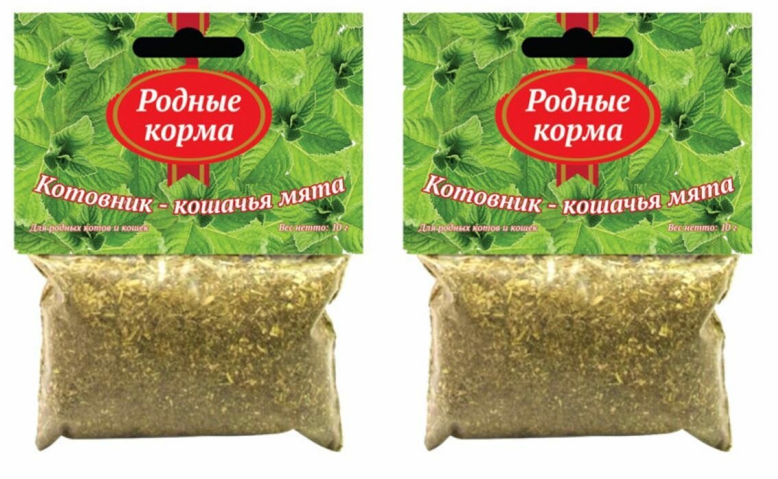 Родные Корма Котовник - кошачья мята, 10 г, 2 шт
