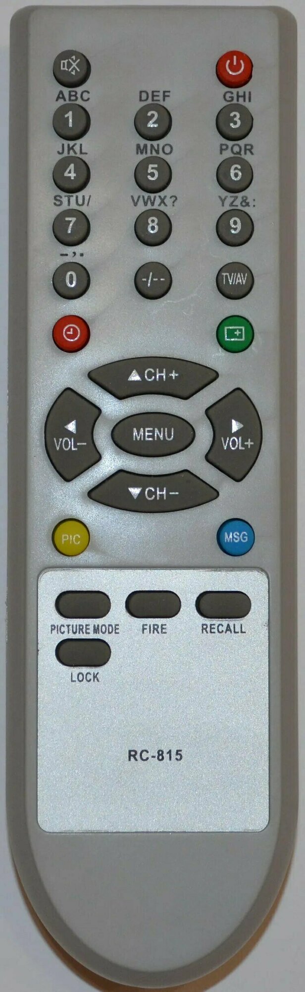 Пульт Shivaki RC-815 для телевизора STV-1463, STV-2185, Hyundai H-TV2112SPF