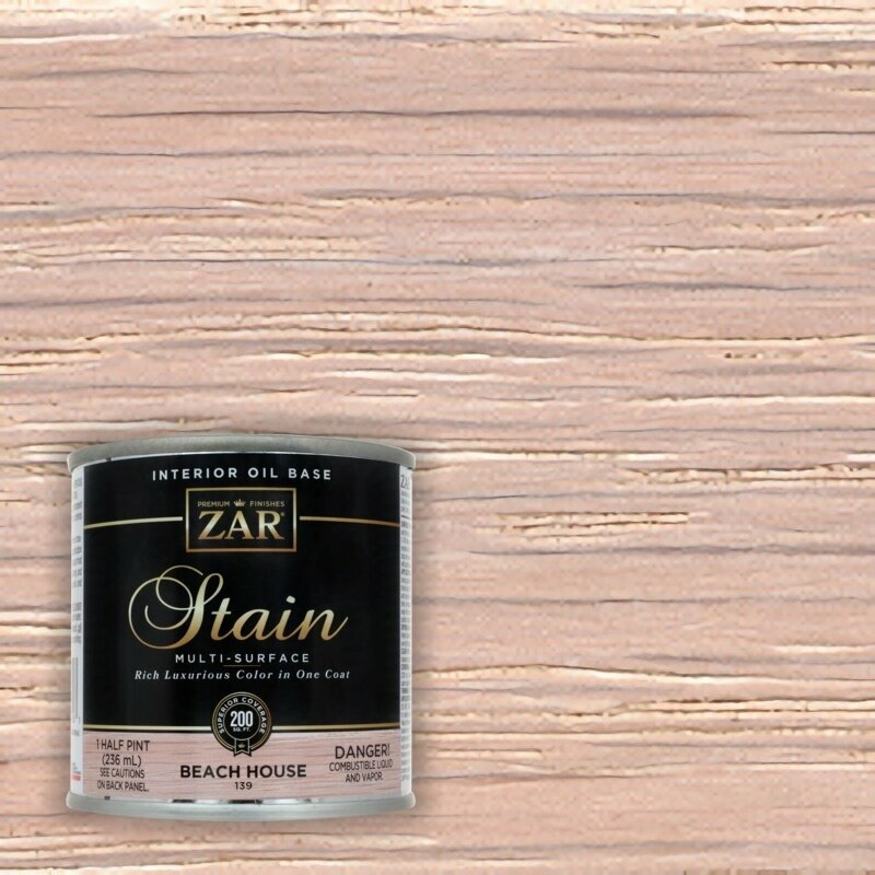 Морилка по дереву на масляной основе ZAR Interior Oil Base Stain 236 мл Пляжный домик 13906
