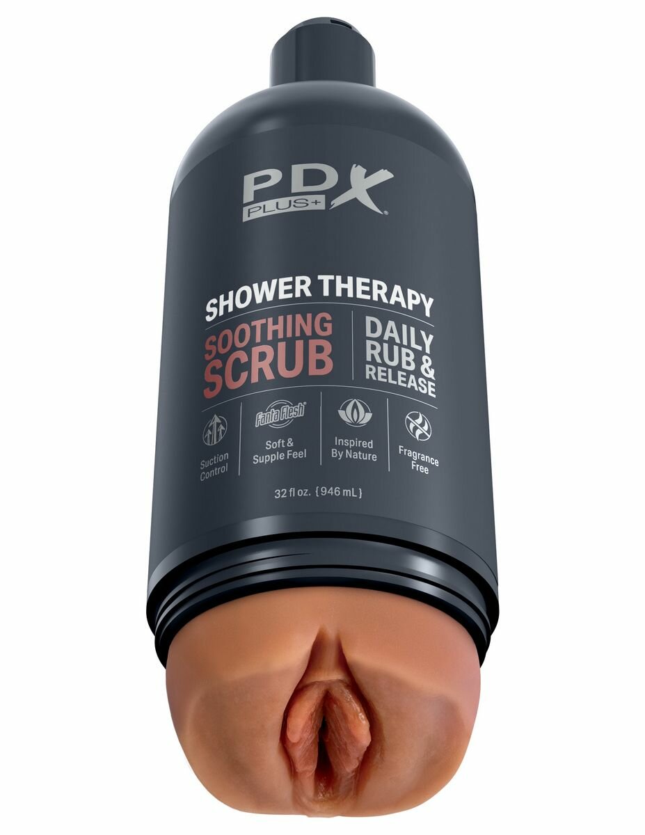 PipeDream Мастурбатор Shower Therapy - Soothing Scrub - Tan,