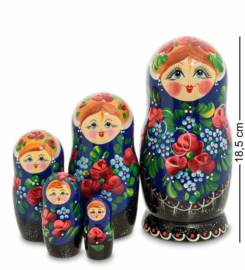 Матрешка 5м "Софья" A2141321 Народные промыслы, Дерево липа, краски, лак