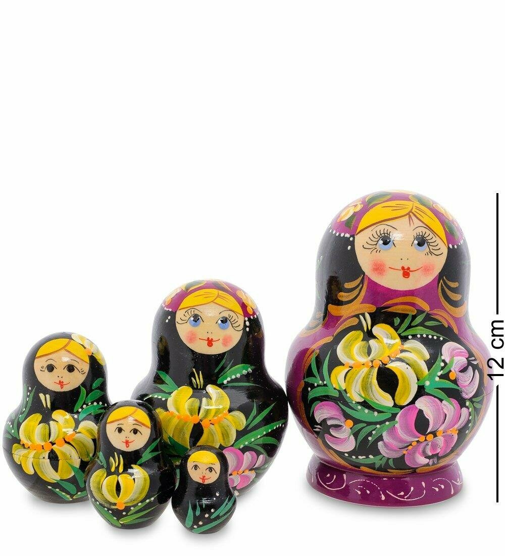 Матрешка 5м "Аксинья" A2099902 Народные промыслы, Дерево липа, краски, лак