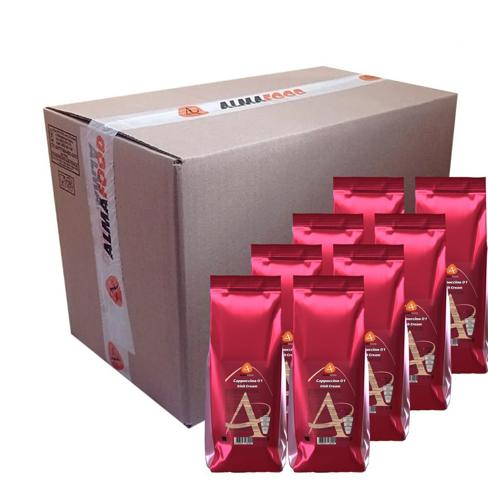 Капучино ALMAFOOD Premium Irish Cream 01, 8кг, в вакуумной упаковке