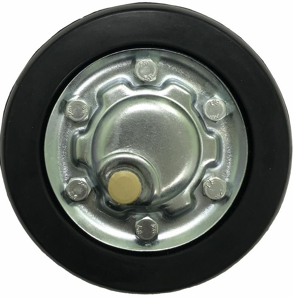 Каток Буран в сборе без подшипника (обод катка + две щеки + болты и гайки)