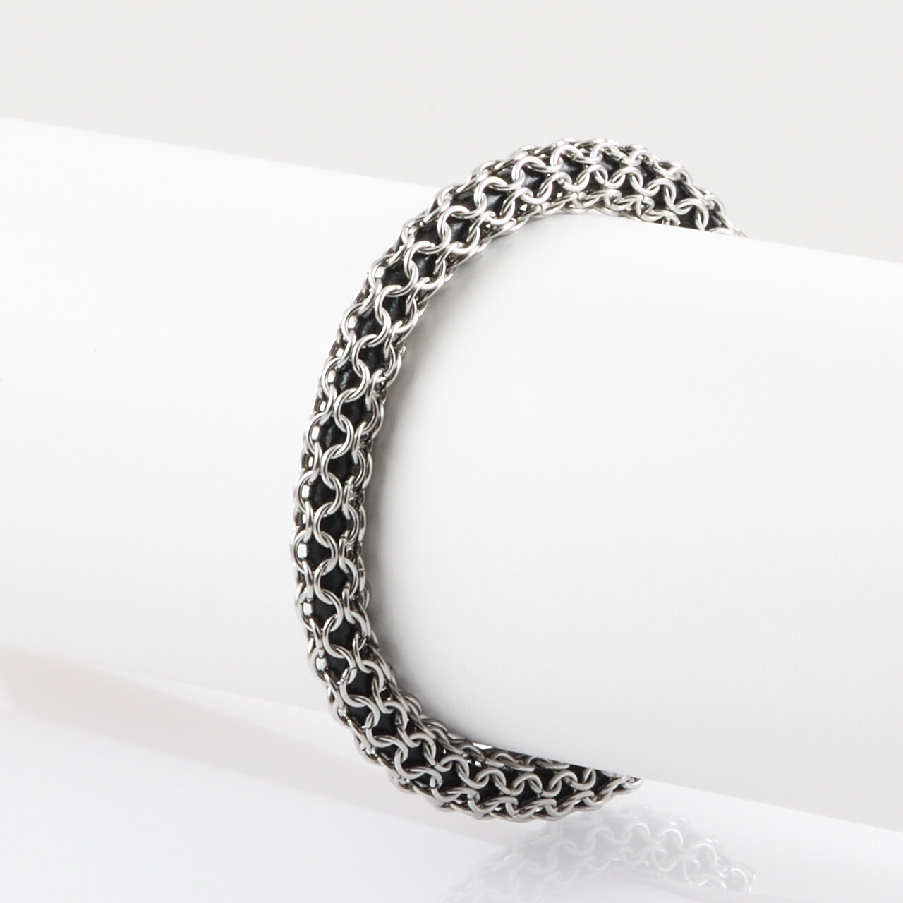 Браслет-цепочка, кожа