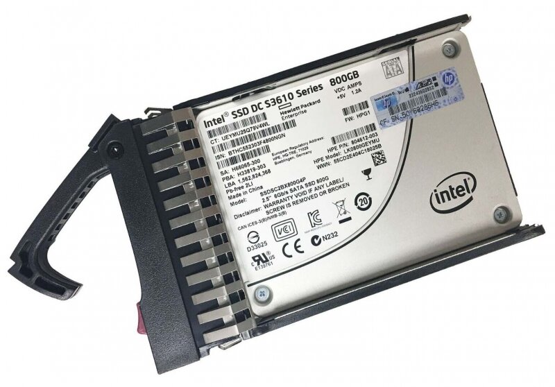 Жесткий диск HP 730154-001 800Gb SATAIII 2,5" SSD