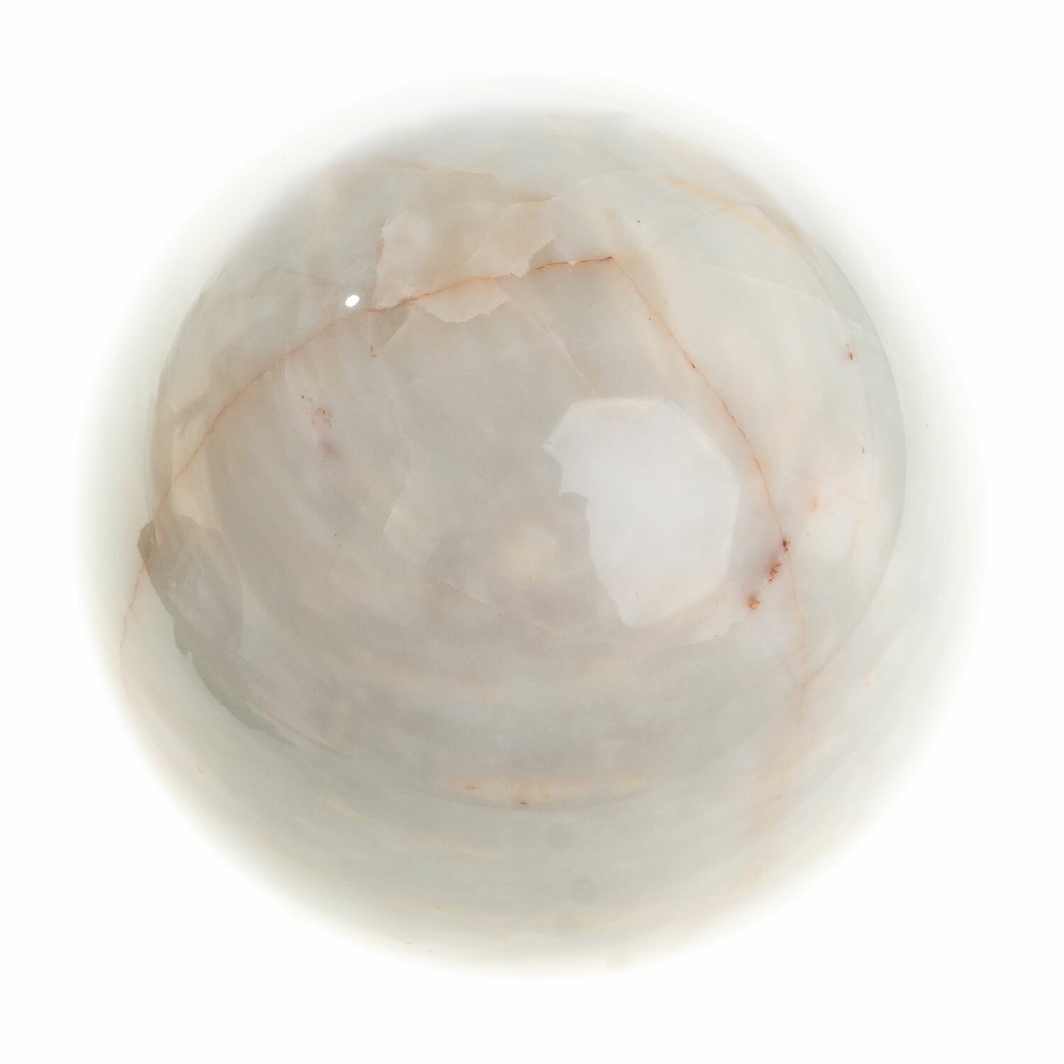 Шар из газганского мрамора 9,5 см 123180