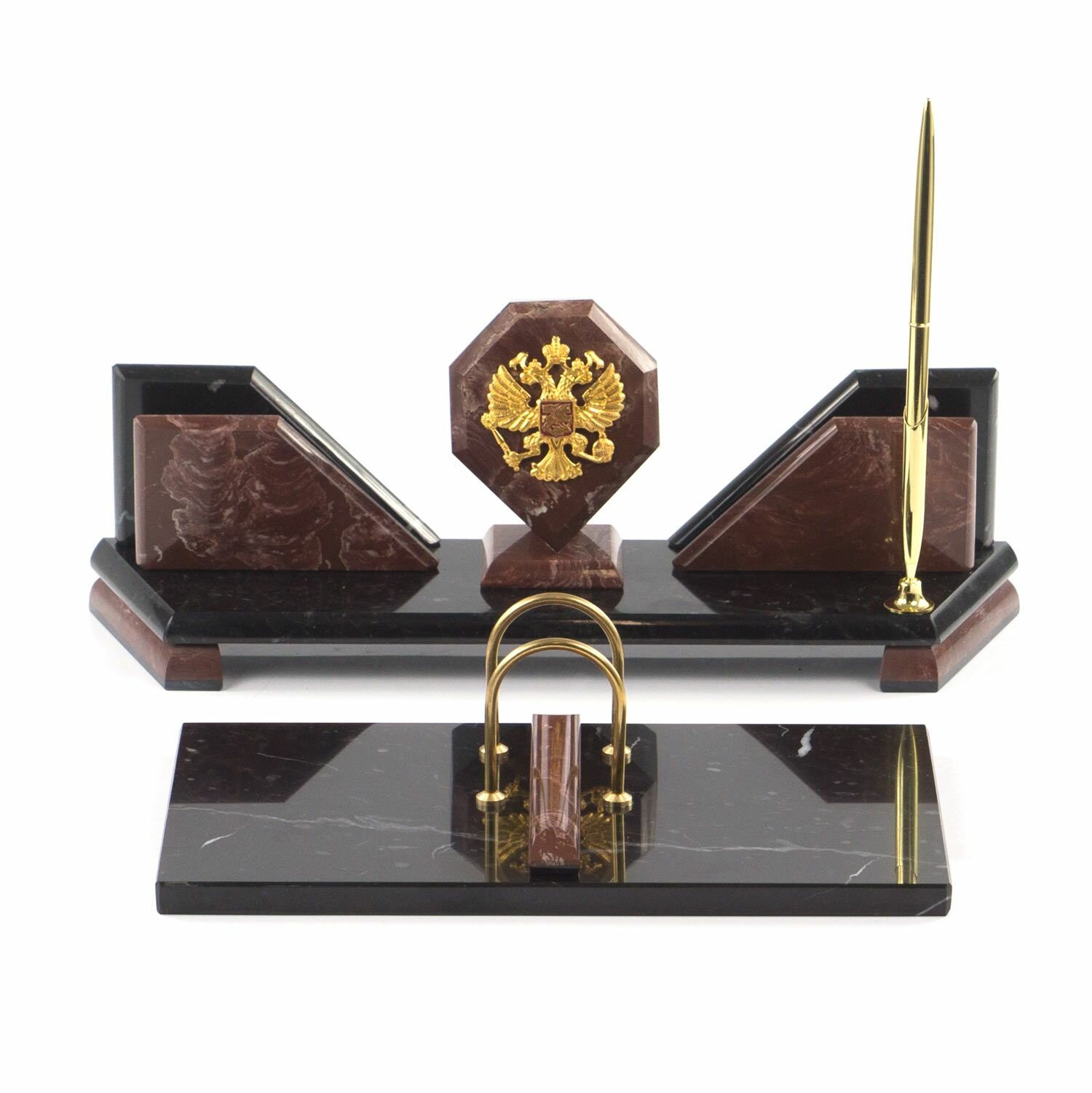 Письменный набор "Эталон" с гербом РФ 117247