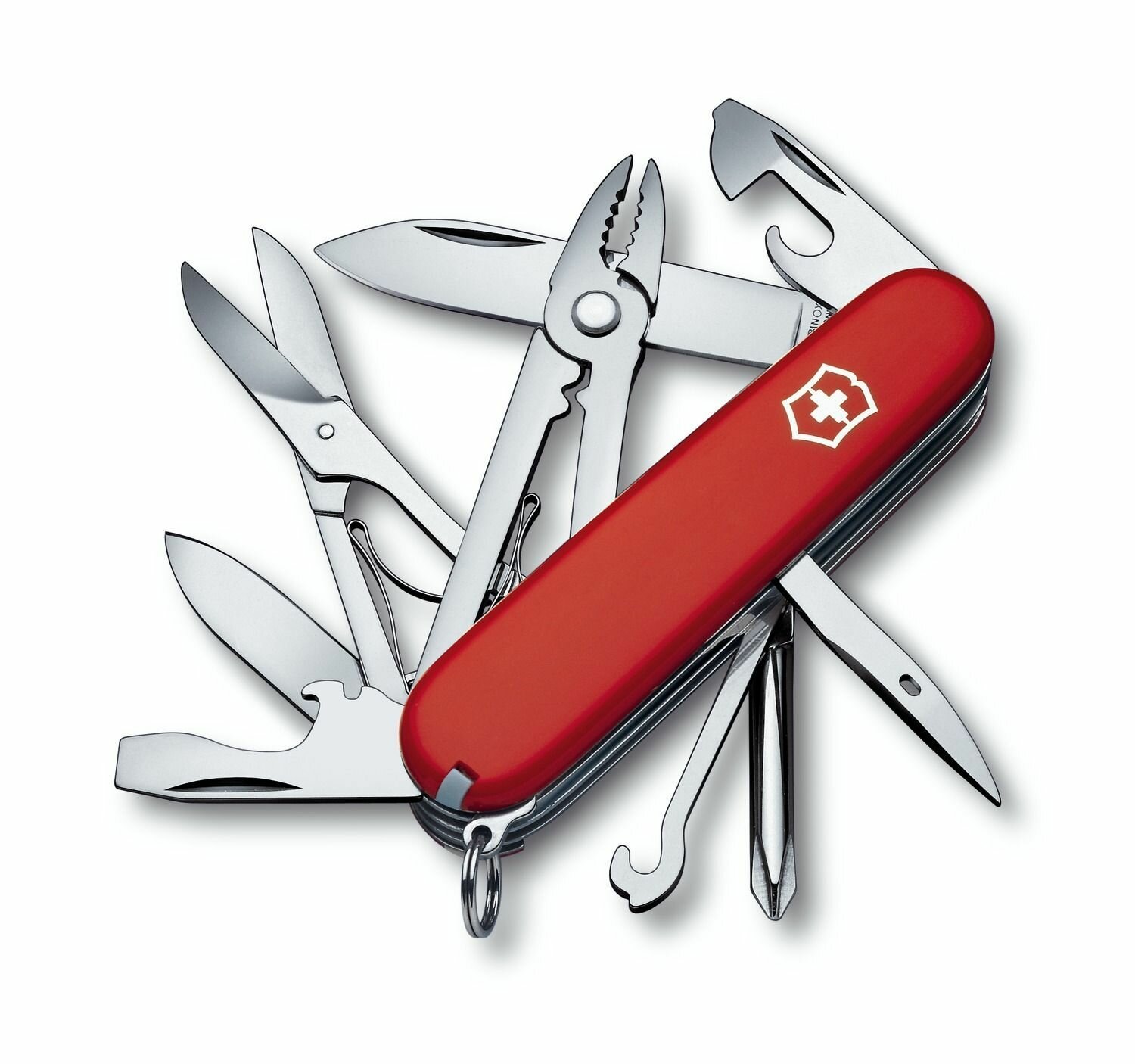 Нож VICTORINOX Deluxe Tinker многофункциональный, красный