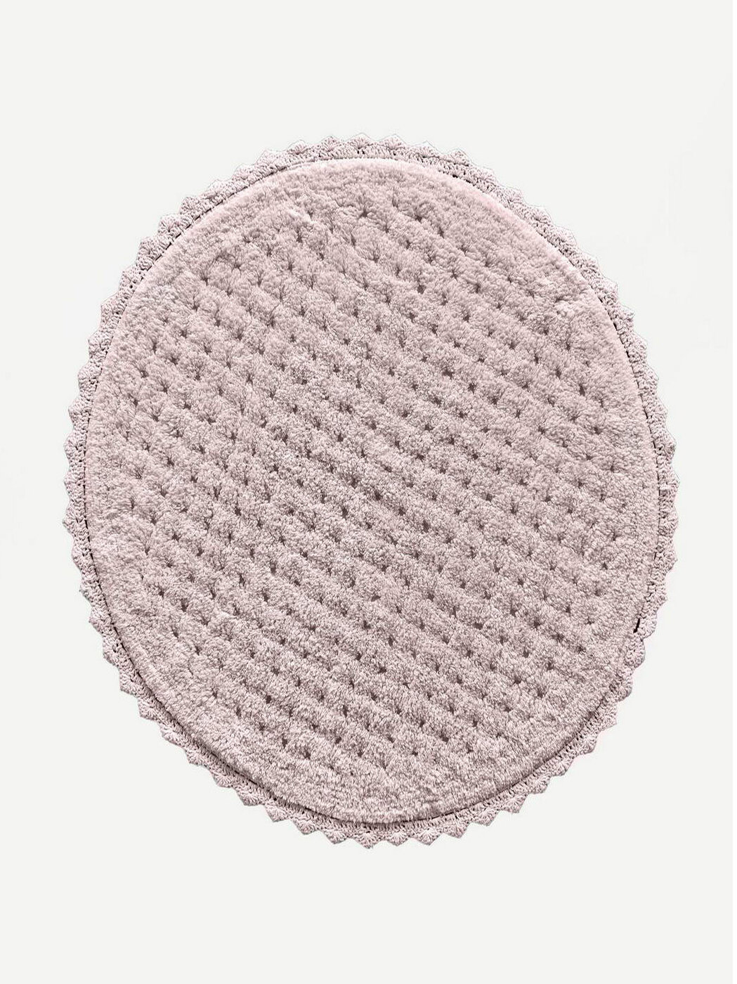 Коврик Sofi de MarkO ROSSI, 100x150 см, для ванной, хлопок 100%, розовый, овальный