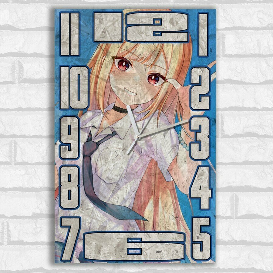 Настенные бесшумные часы ОСП, аниме My Dress-Up Darling - 42120