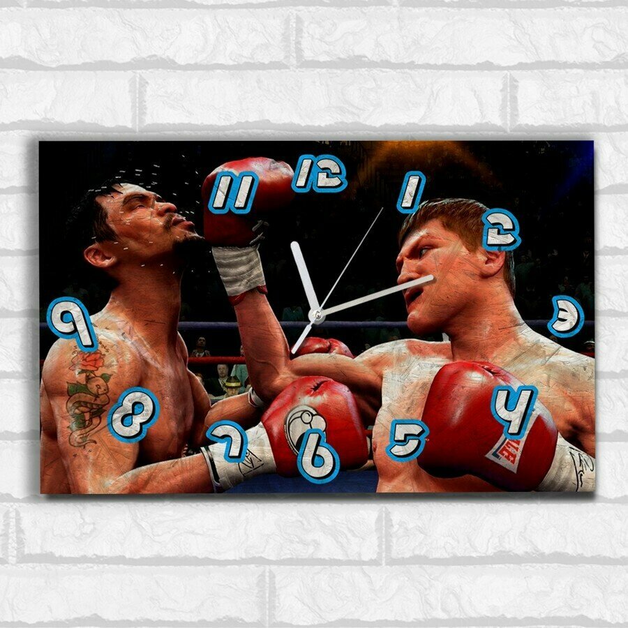 Настенные бесшумные часы ОСП, игра Fight Night Round 4 - 584