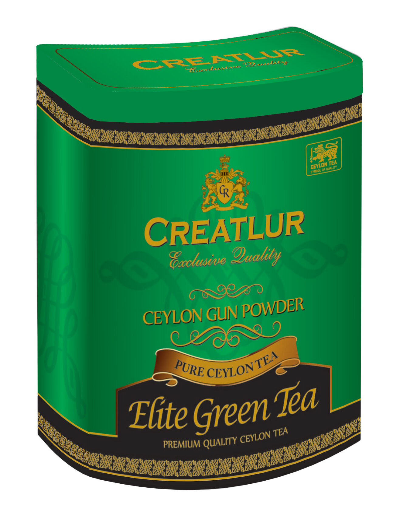 Чай зелёный Creatlur English Gun Powder - Elite Green Tea, 100 гр. (ж/б)
