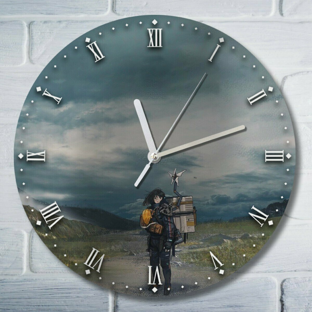 Настенные часы УФ с рисунком игры Death Stranding - 4464