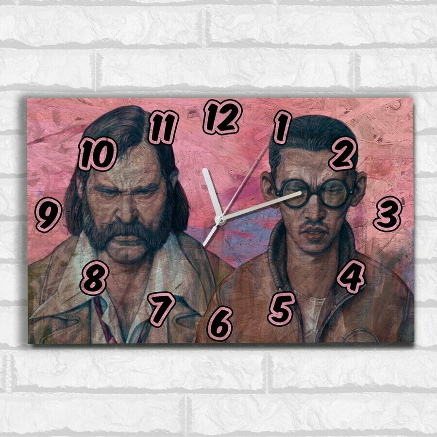 Настенные бесшумные часы ОСП, игра Disco Elysium The Final Cut - 533