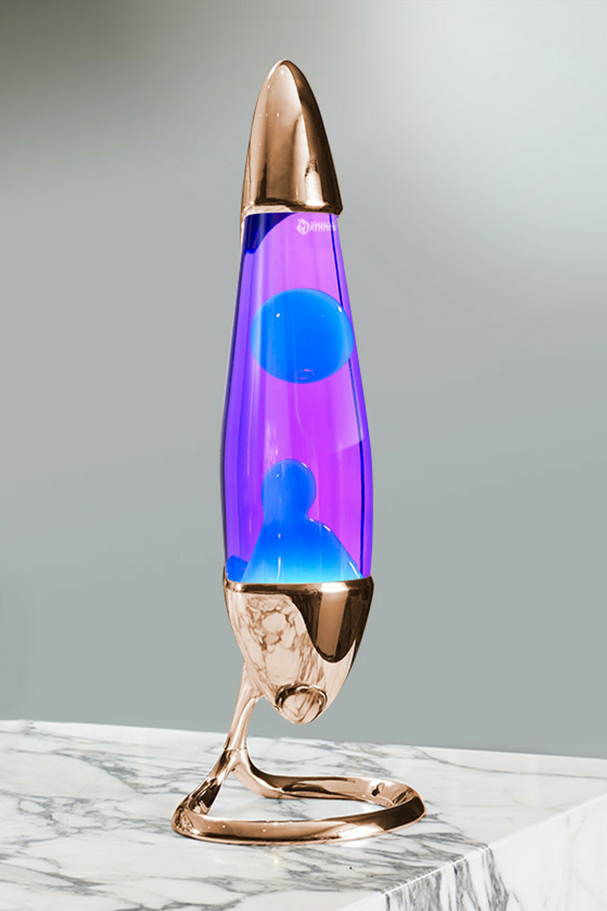 Лава-лампа Mathmos Neo Бирюзовая/Фиолетовая Copper (Воск)