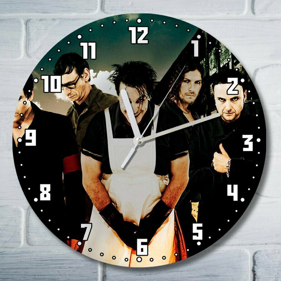 Настенные часы УФ с рисунком музыка Rammstein - 3839