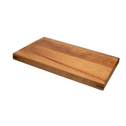 Доска разделочная бук прямоугольная 70х30х4см с деревянными стяжками промасленная