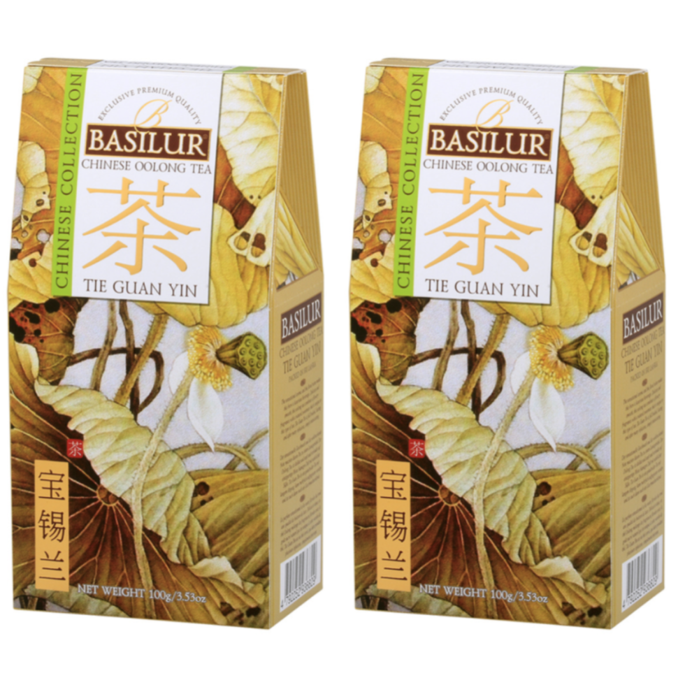 Чай зеленый Базилур Те Гуань Инь 100 грамм 2 штуки