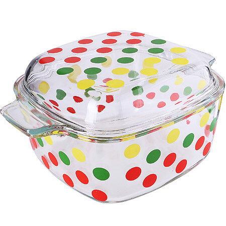 Кастрюля стекло 1,5л с крышкойLR 31038 KSMB-31038