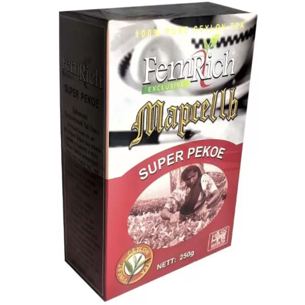 Чай черный ФемРич Марсель Супер Пеко 250 грамм