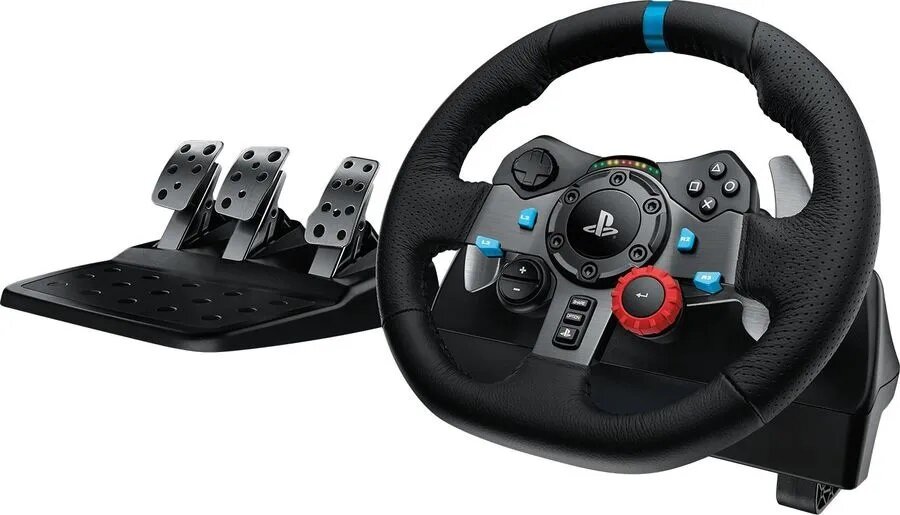 Игровой руль спортивный Logitech G29 Driving Force PC/PS, черный 941-000112