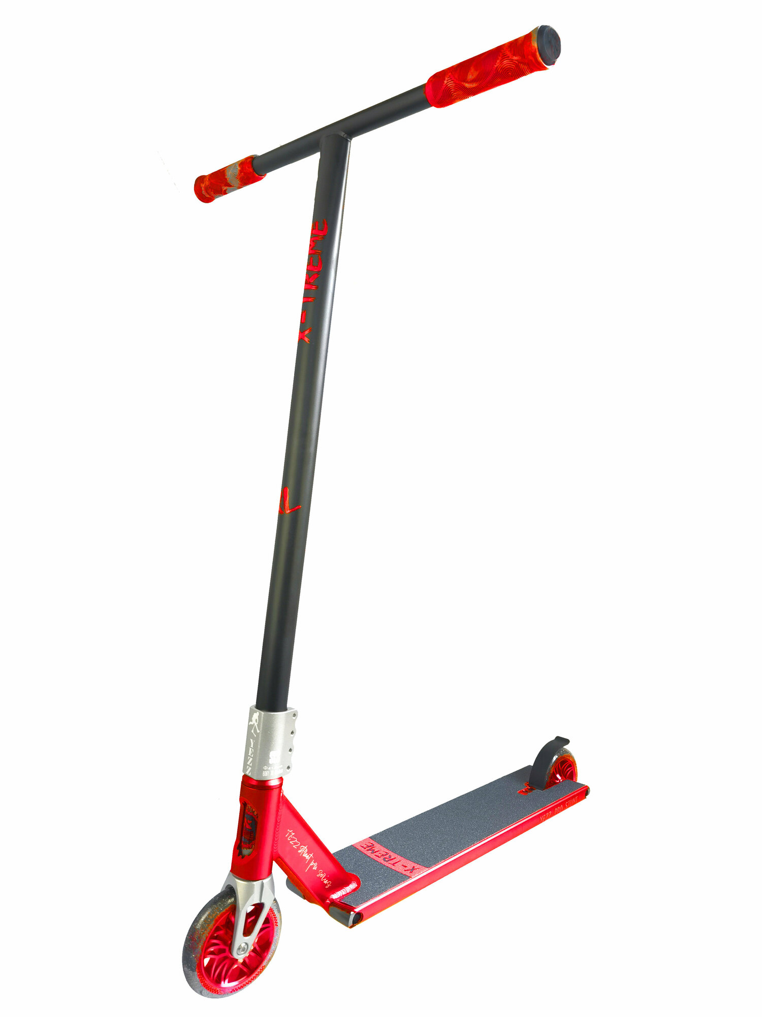 Самокат Yezz Трюковой самокат MS-193 X-treme XL красный