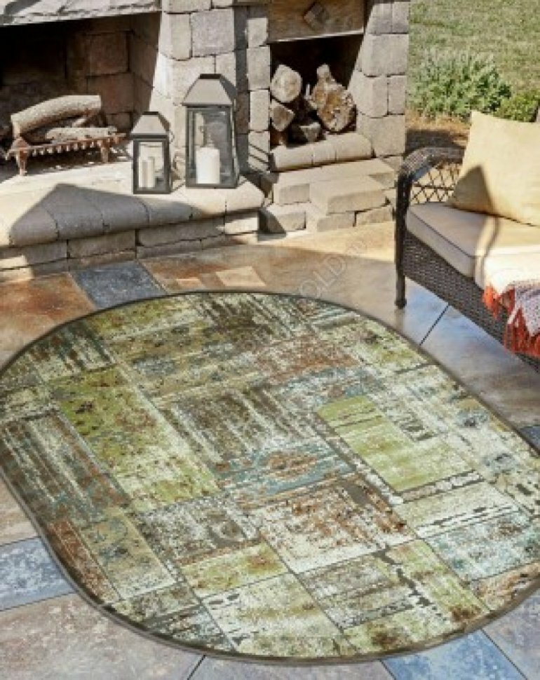 Бельгийский ковер Genova 38405 7292 71 Овал (2 х 2.9 м)