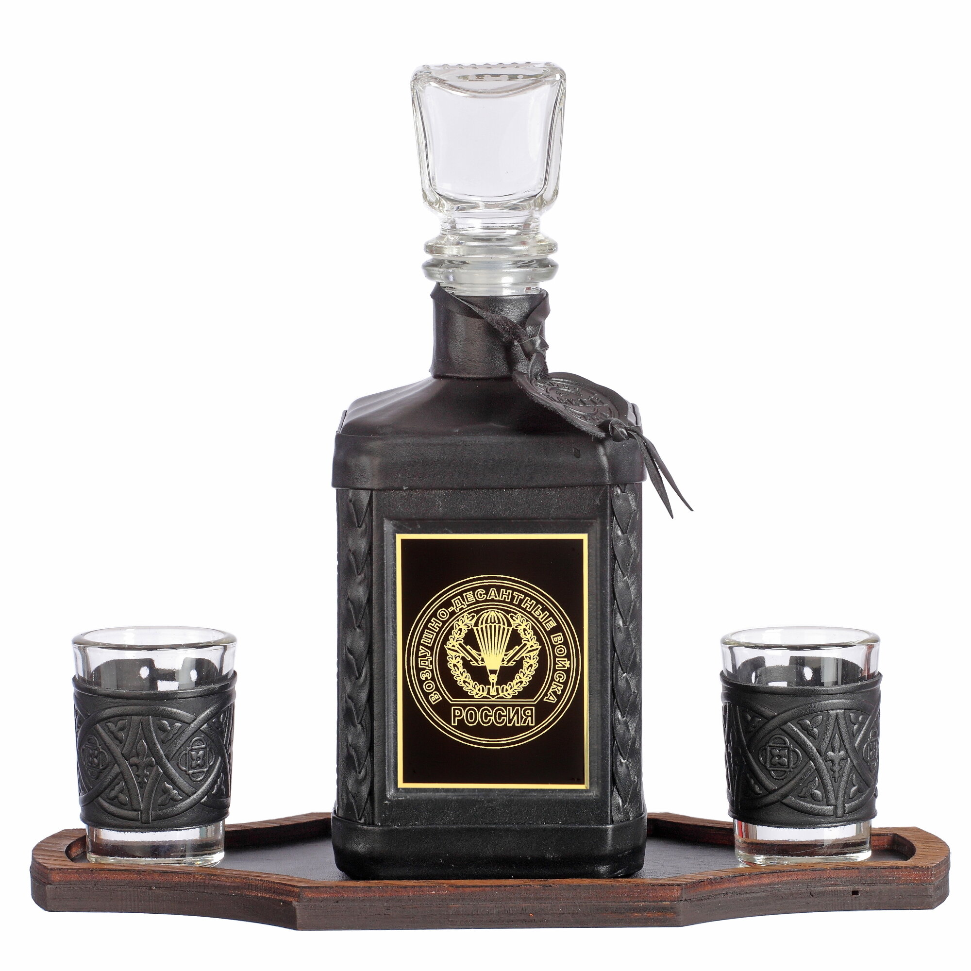 Макей Графин «Воздушно-Десантные войска-2» с накладкой из стали